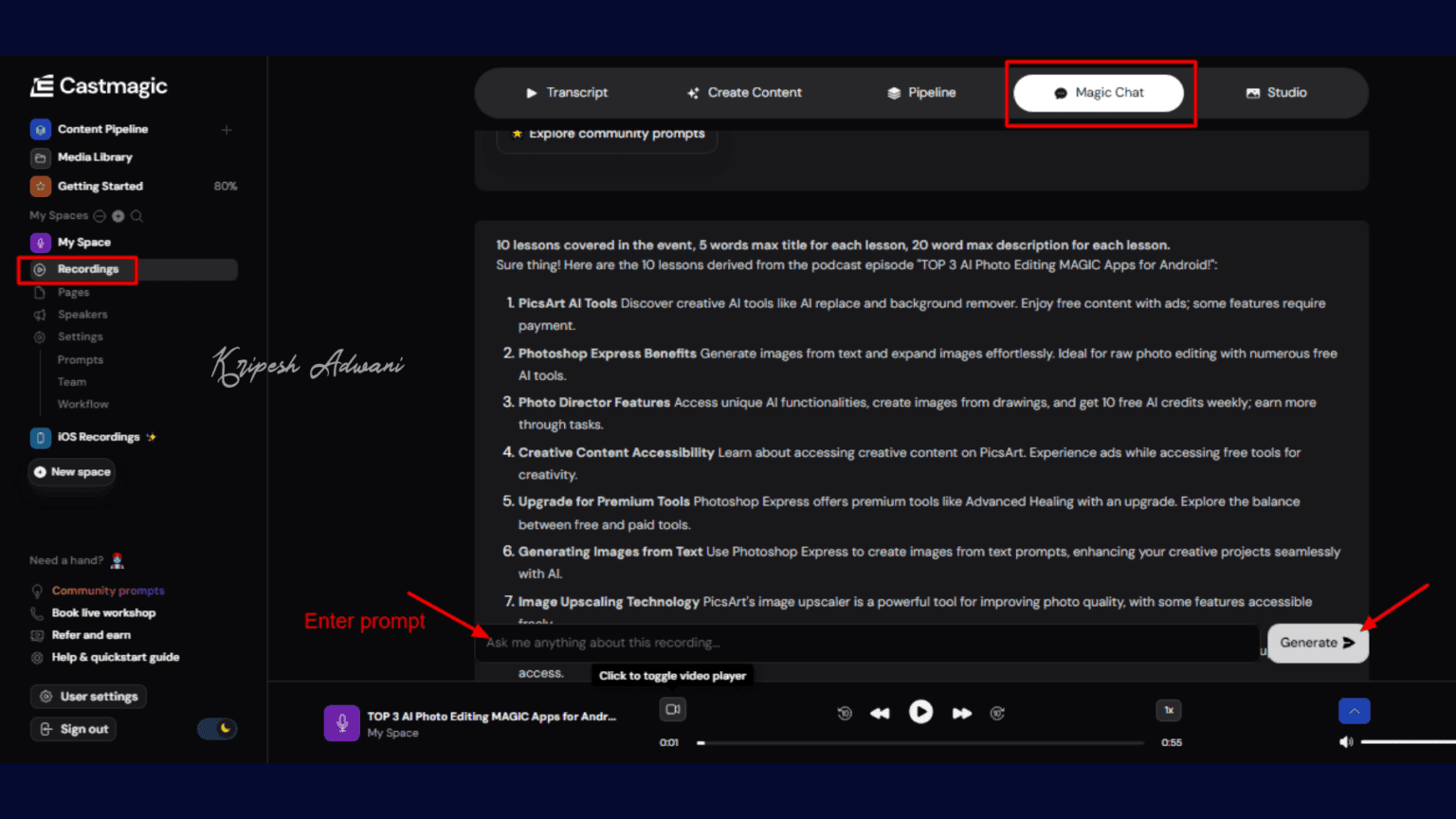 Castmagic Review (2026) - Perfect AI Tool For Content Creators ...