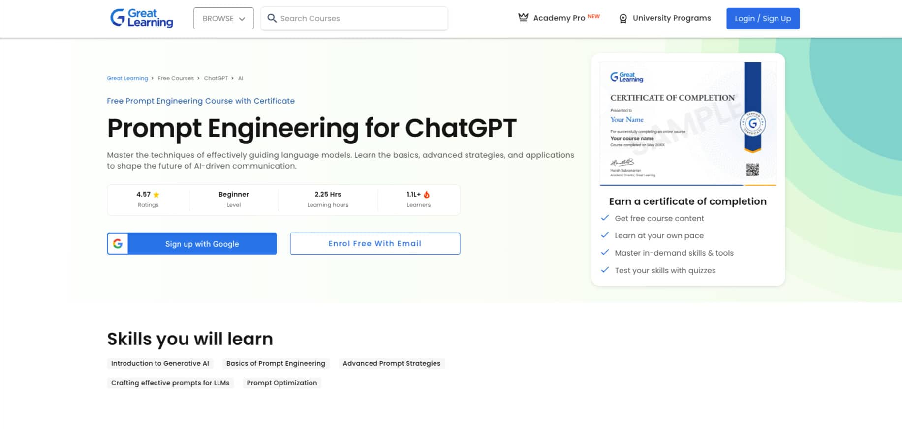11 Best Free AI Prompting Courses for 2026 (Beginner to Advanced ...